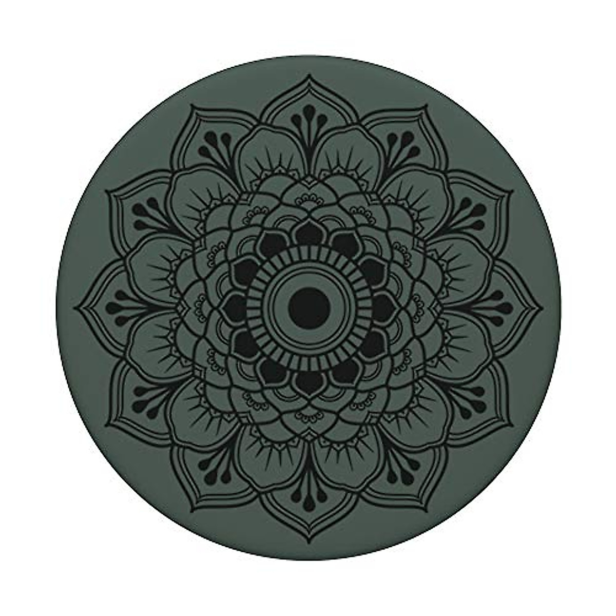 Dark Forest Pro-Max Midnight-Green Mandala Alpine Green PopSockets Swappable PopGrip