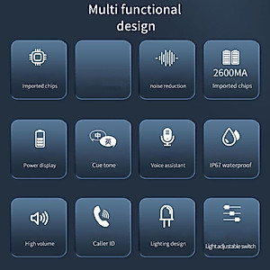 Bluetooth 5.0 Motorcycle Helmet Headset,GPS Noise Reduction Waterproof Stereo Music Handsfree Bluetooth Headphones