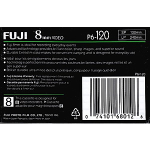 Fuji 23026121 8Mm Metal Particle Video Tape (120 Min.) (Discontinued by Manufacturer)