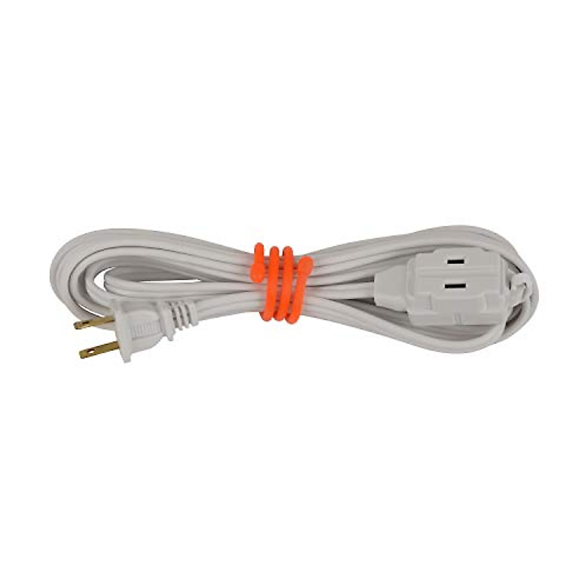 Nite Ize GT12-31-2R3 Original Gear, Reusable Rubber, 12 Inch, 2-Pack, Bright Orange, Made in The USA Twist Tie, 2 Count (Pack of 1)