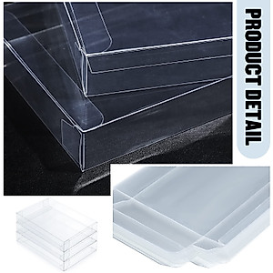 150 Pack Clear Box for Greeting Cards Bulk 4.5 x 1.0 x 5.9 Inch Rectangle Plastic Photo Storage Box Cases Fits A2 Size Cards Envelopes for Stationery Organizer Small Business Supplies Valentines Day