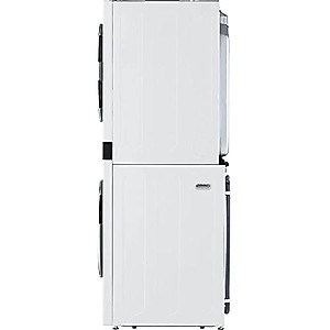 LG WKEX200HWA Compact 2 in 1 Laundry and Dryer Combo 27 Inch Washing machine 6 cycles, Laundry Center, Energy Star Certified, Washtower, Wrinkle Free, Wifi and Turbosteam technology with sensor for house and apartment in white