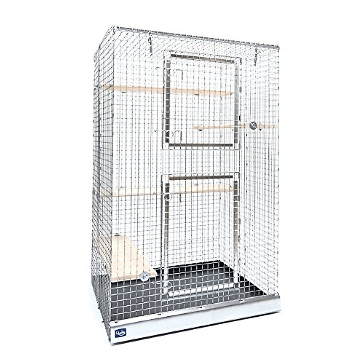 Chinchilla Mansion Chinchilla Cage, Handmade in USA, No Plastic, Built for Chinchillas by Chinchilla Owners, 48" Tall, 30" Wide, 24" Deep, Built to Last.