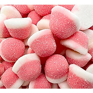Funtasty Gummy Candy Pink Strawberry Puffs - Bulk Pack 2 Pounds