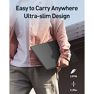 CNBANAN 144Hz Portable Gaming Monitor 17.3" for Laptop FreeSync 1080P HDR IPS USB-C Laptop Monitor VESA Ultra-Slim Dual Speakers Travel Monitor for Laptop Mac Phone Xbox Game Monitor