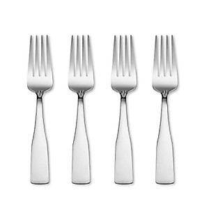 Hampton Forge Bristol Satin 4Pk Salad Forks/Color Card, 0.20 LB, Metallic