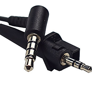 Sqrmekoko Audio Cable for Bose Around Ear AE2 AE2i AE2w Headphones Inline Mic Remote Audio Cord for iPhone Andriod (Inline MIC Remote)