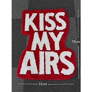 EXIGENT Sneaker Rug Area Carpet Basketball Ultra Soft Anti-Slip Floor Door Mat Birthday Christmas (Rug_B)