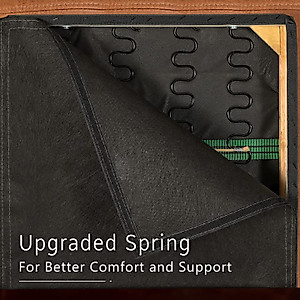 Okeysen Nursery Rocking Chair with Ottoman,Upholstered Rocker Chair Glider Chair for Nursery,Nursing Chair with Footrest,Mid Century Modern Accent Armchair for Nursery Bedroom Living Room