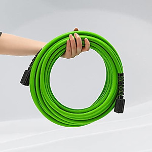 PWACCS Pressure Washer Hose for Power Washer – 3600 PSI Kink Resistant Pressure Washing Extension Hose 50 FT x 1/4" – Universal Electric Power Wash Hose for Replacement – Compatible with M22 Fittings