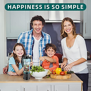 Portable blender,Big Power Personal Size Blender for Shakes and Smoothies with 6 Blades,20OZ Juicer Cup USB Rechargeable Blender for Kitchen，Outdoor（Black）