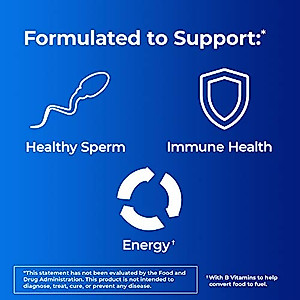 One A Day Men's Pre-Conception Health Multivitamin to Support Healthy Sperm, Supplement for Men with Vitamin C, Vitamin E, Selenium, Zinc, and Lycopene, 30 Count
