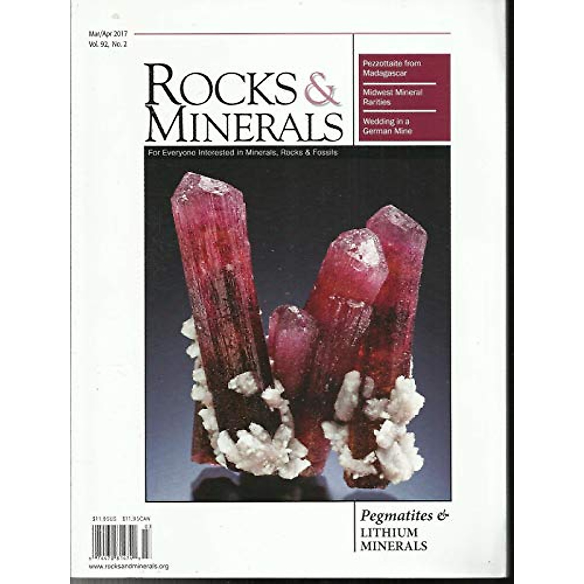 ROCKS & MINERALS MAGAZINE, MARCH/APRIL, 2017 VOLUME 92 NUMBER 2