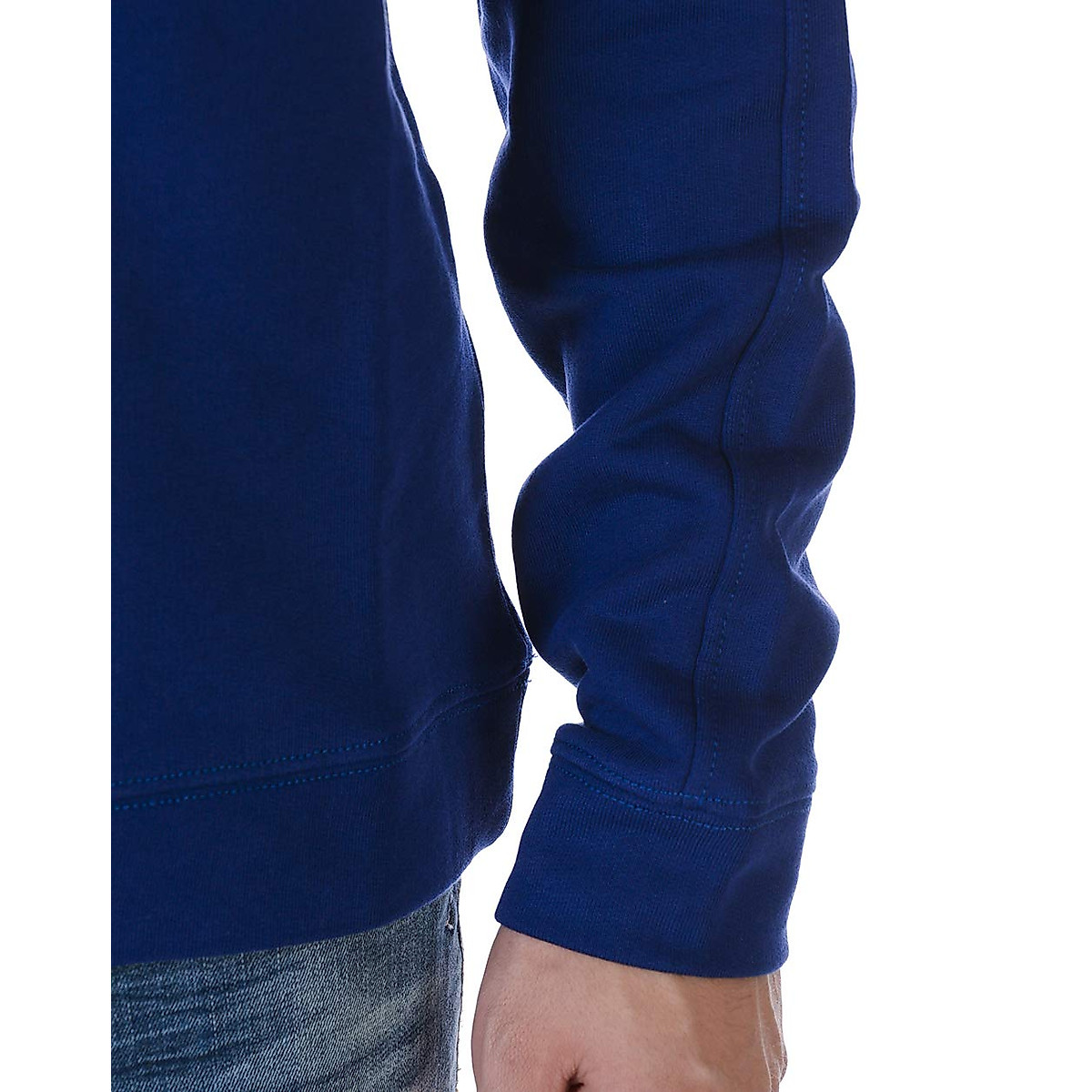 Versace Collection Sweatshirt logo Cotton for men V800687SVJ00358 (as1, alpha, s, regular, regular, Blue, Small)