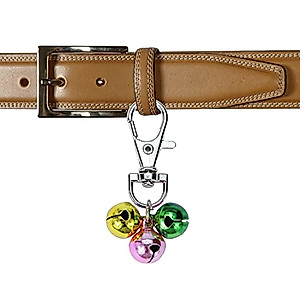 Cat Collar Bells Loud Dog Bell Training Charm Pendants for Pet Puppy Kitty Necklace Collar (5 PCS, Colorful)