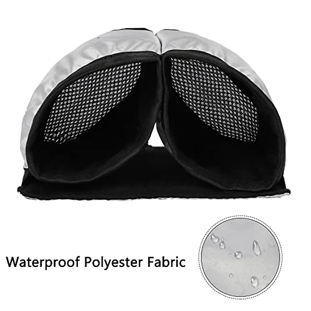 LARGERED Luggage Cup Holder for Suitcases, Travel Must Haves Travel Cup Holders Free Hand Drink Caddy, Travel Accessories Gifts for Flight Attendants, Fits Roll on Suitcase Handles 2 Packs (Silver)