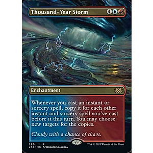 Magic: the Gathering - Thousand-Year Storm (390) - Borderless - Foil - Double Masters 2022