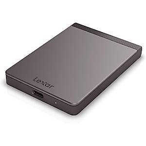 Lexar 1TB SL200 Portable SSD, Read/Write Speeds of up to 550/400 MB/s, USB-C, External Solid State Drive (LSL200X001T-RNNNU)