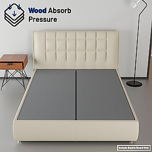 Zayton, 1.5-Inch Split Bunkie Board for Mattress/Bed, Fully Assembled, Improved Comfort and Support, King, Grey