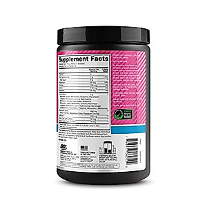 Optimum Nutrition Amino Energy Plus Electrolytes Energy Drink Powder, Caffeine for Pre-Workout Energy, Amino Acids / BCAAs for Post-Workout Recovery, Watermelon Splash, 30 Servings- Packaging May Vary