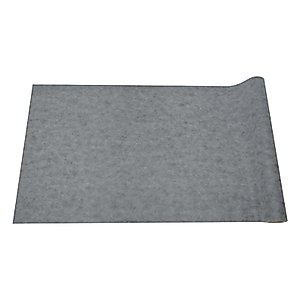 CheriMuMu 131.2 * 3.3ft Waterproof Membrane, Cuttable PE Fabric Shower Waterproof Roll Tile Floor Underlay Roll Membrane, Waterproof Thin Mortar Tile Membrane for Sauna Bathroom Kitchen Walls (Grey)