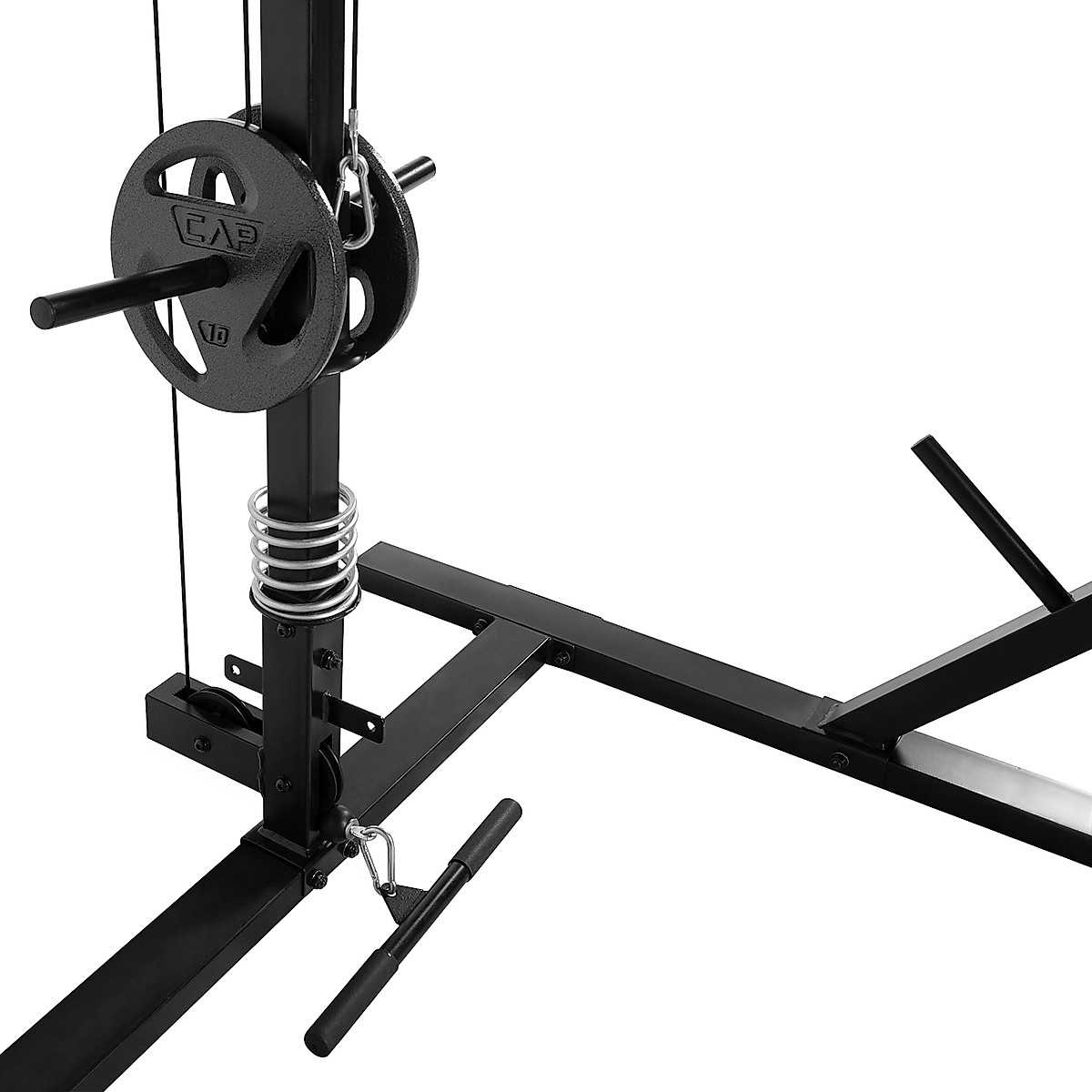 CAP Barbell Power Cage with High-Low Pulleys, Black