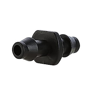 La Farah Universal 1/4" Barbed Coupling Fittings 100 -Pack, Fit of 1/4" Drip Tubing, Drip Irrigation Accessories Barbed Couplers,Black