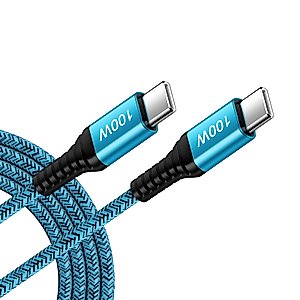 100W/5A Fast Samsung Charger Cable for Galaxy S24 FE A16 5G S23 S22 Ultra S21 A13 A53,Google Pixel 9 Pro XL 8,iPad Pro,MacBook Air 16,USB C Laptop Tablet Data Transfer Charger Cord Android Phone 6FT