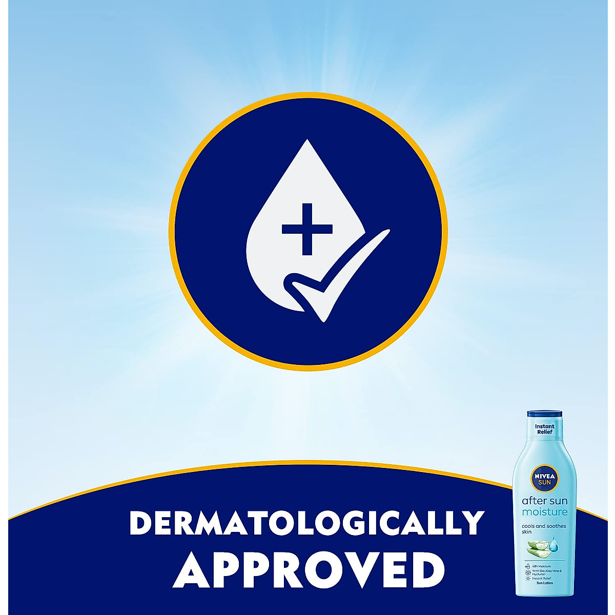 Nivea Sun Moisturising After Sun Lotion With Aloe Vera Silky Skin Feeling 200ml