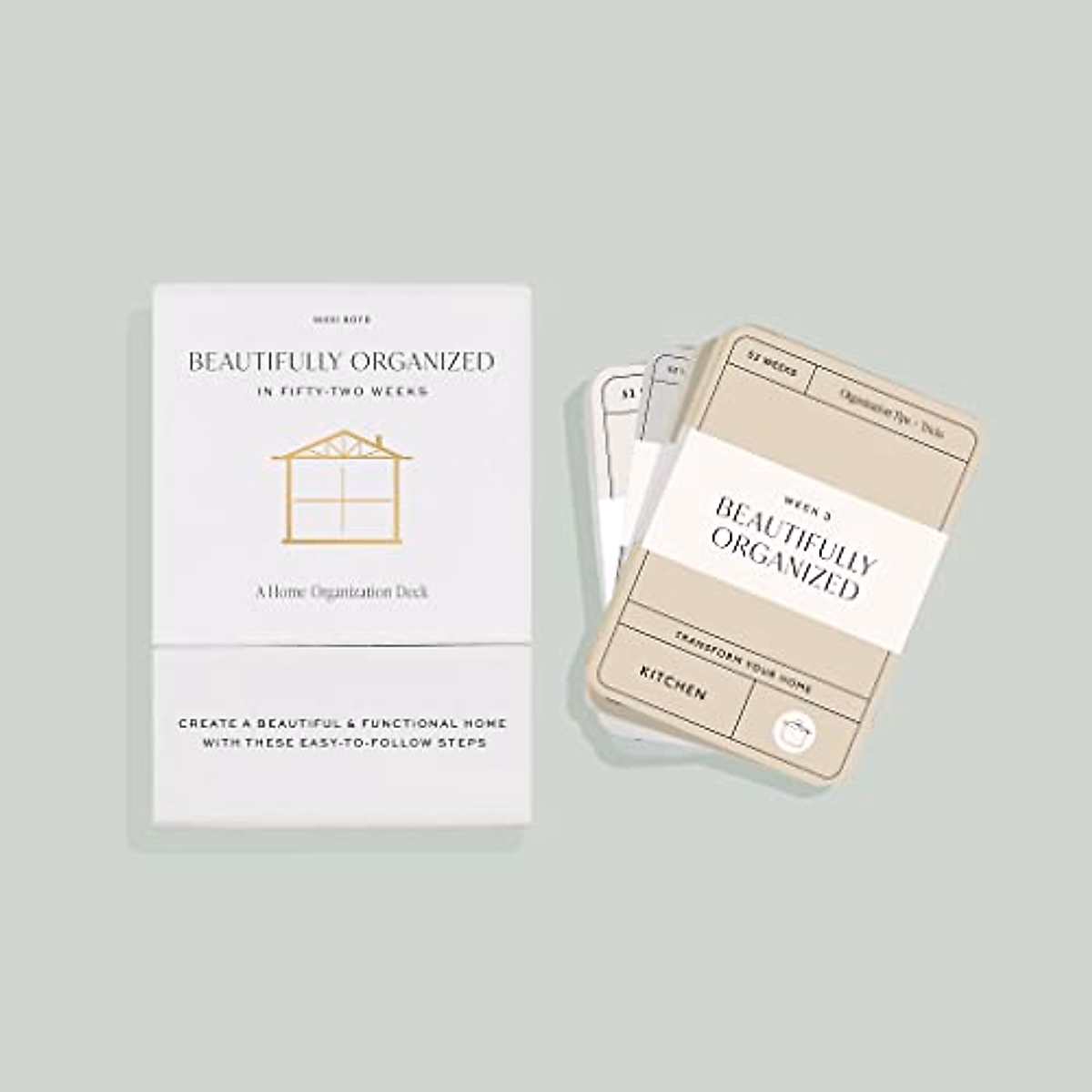 Beautifully Organized In 52 Weeks: A Home Organization Card Deck (Beautifully Organized Series)