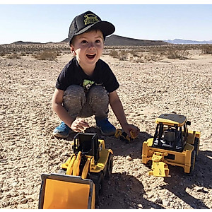 Grom Squad Kids Trucker Hat - Mesh Adjustable Baseball Cap for Boys & Girls - Baby, Infant, Toddler, School-Age Sizes (5-10yrs (Super), Sunrise to Sunset, Royal/White)