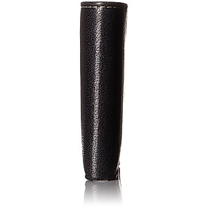 Timberland Men's Leather Passcase Trifold Wallet Hybrid, Black (Hundson), One Size