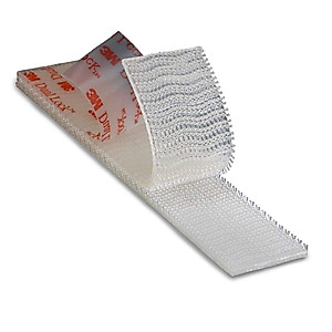 3M SJ3560/CLR1333 Scotch SJ3560 Dual Lock 250 Reclosable Fastener: 1" x 10 ft., Clear