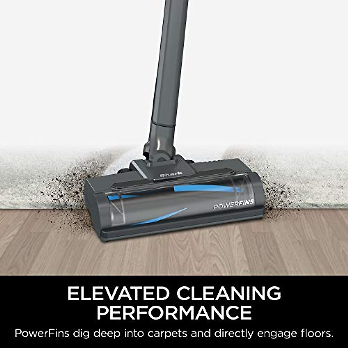Shark WS632 WANDVAC System Ultra-Lightweight Powerful Cordless Stick Vacuum with Boost Mode, Charging Dock, Slate Grey
