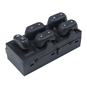 JUEDIMA Window Switch - Left Driver Side Master Power Window Switch Fits 2003-2008 F150 Expedition Crown Victoria | 2006-2008 Mark LT | Marauder | Grand Marquis | Replace Part # 5L1Z14529AA