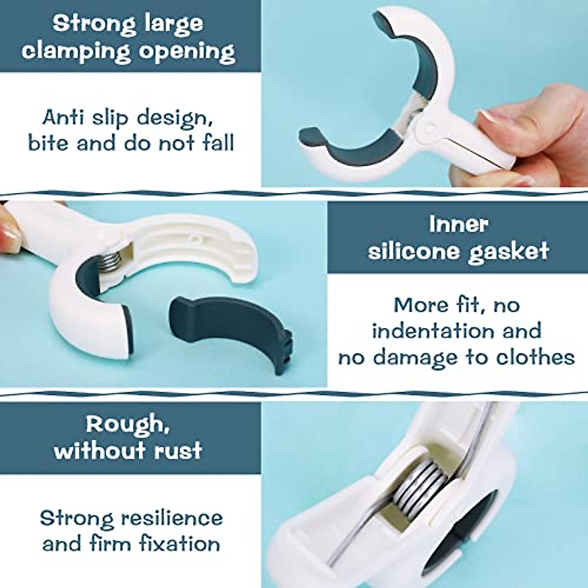 12 Pack Beach Towel Clips,Plastic Strong Pool Chair Clips,Heavy Duty Beach Towel Holder Laundry Clothes Clips for Beach Chair Pool Chair on Cruise,Windproof Clamps Clothes Pegs,No Trace,Bright Color