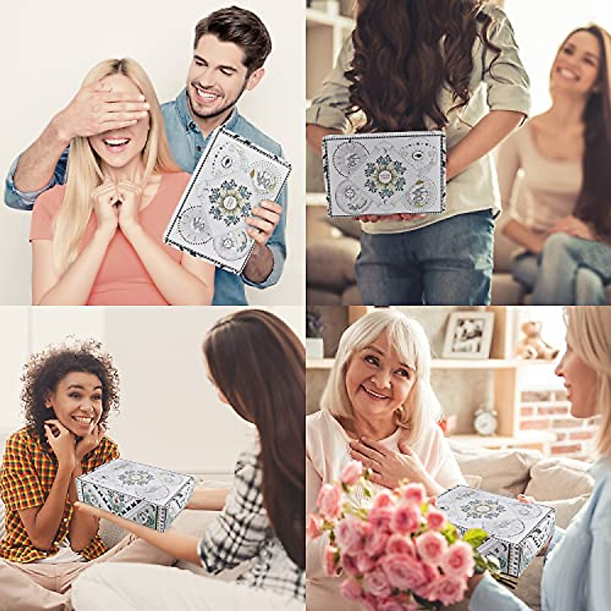 Scented Candles Gifts for Women, 6 Pcs 34 Oz Tarot Candle Set, Unique Witchy Gift, Thank You Gift for Bath, Yoga, Stress Relief Gift Basket for Women, Perfect for Valentines Day, Friend Birthday Gifts