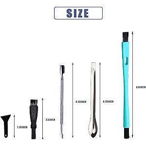 Pollen Scrapers Kit Cleaning Kit include 10Pcs Scraper (Pollen Scraper 1)