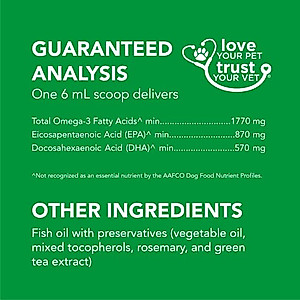 Nutramax Welactin Omega-3 Fish Oil Skin and Coat Health Supplement Liquid for Dogs - 16 Ounce 3 Pack