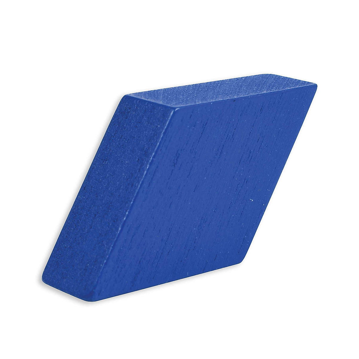 LEARNING ADVANTAGE Wood Pattern Blocks - Set of 250 - 6 Shapes and Colors - 1cm Thick - Early Geometry for Kids - Teach Shape Attributes, Patterning and Fractions