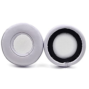 VEKEFF 1 Pair Replacement Ear Pads/Cushions for Beats by Dr Dre. Mixr - White