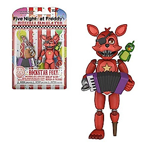 Funko Action Figure: Five Nights at Freddy's (FNAF) Pizza Sim: Rockstar Foxy Collectible - FNAF Pizza Simulator - Collectible - Gift Idea - Official Merchandise - for Boys, Girls, Kids & Adults