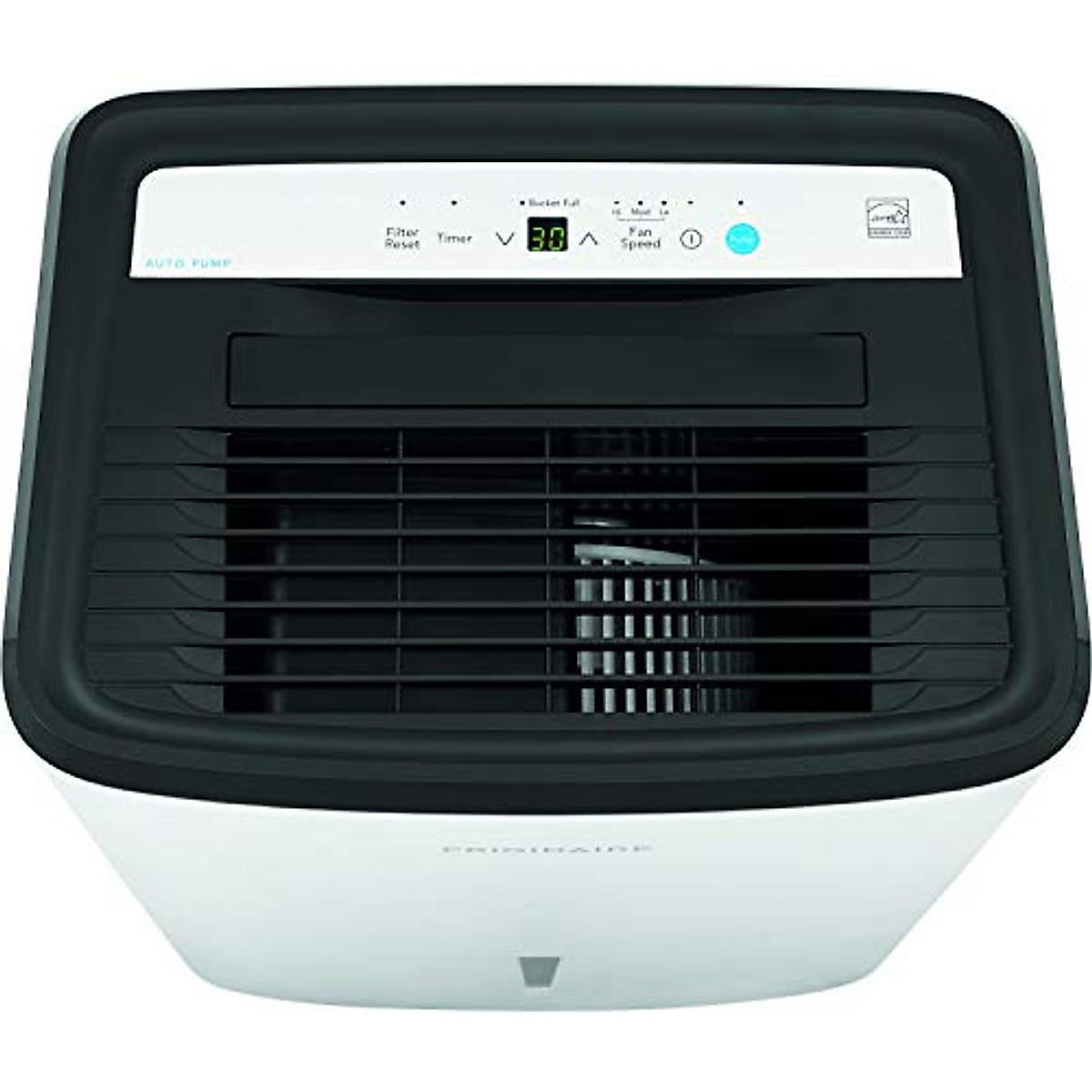 Frigidaire FFAP5033W1 Dehumidifier, High Humidity 50 Pint Capacity with Built-In Pump and a Easy-to-Clean Washable Filter, in White