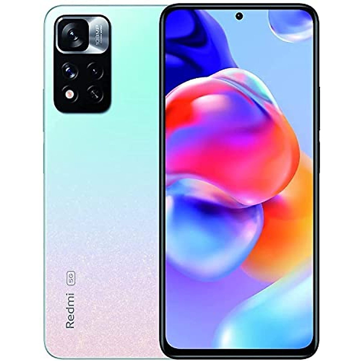 Xiaomi Redmi Note 11 Pro+ Plus 5G + 4G Volte 128GB 6GB RAM Factory Unlocked (GSM Only | No CDMA - not Compatible with Verizon/Sprint) w/Fast Car Charger Bundle - Star Blue