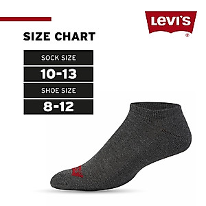 Levi's Mens Socks 10 Pairs Crew Low Cut No Show Quarter Ankle Socks for Men Premium Athletic Men's Socks Size 9-12