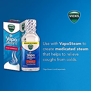 Vicks Warm Steam Vaporizer, Small to Medium Rooms, 1.5 Gallon Tank – Warm Mist Humidifier for Baby and Kids Rooms with Night Light, Works with Vicks VapoPads and VapoSteam