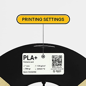 KODAK PLA Plus 3D printer filament WHITE color, +/- 0.03 mm, 750g (1.6lbs) Spool, 1.75 mm. Lowest moisture premium filament in Vacuum Sealed Aluminum Ziploc bag with Silica Gel. Fits Most FDM Printers