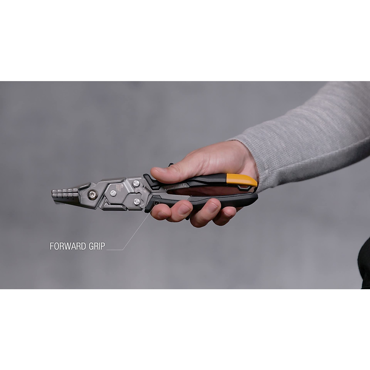 ToughBuilt - 3 inch Seamer - Forged Head Design - 1/4” to 1-1/4” Jaw Capacity - 1/4″ depth markings - (TB-H4-61-S3)