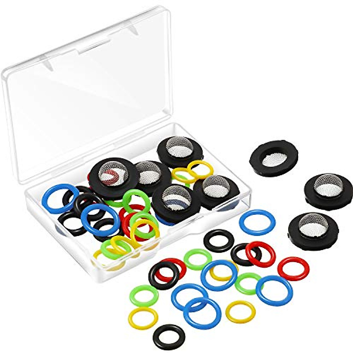 24 Pack O-Ring Power Pressure Washer Kit 6 Sizes for Power Pressure Washers, Pump, Hose, Gun, Wand and Lance