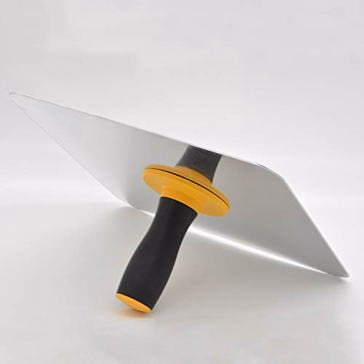 LKEREJOL Aluminium Plaster Mortar Board with Handle, Aluminium Plastering Hawk with Soft Grip Handle, Plaster Mortar Board Holder Finishing Plastering Tool for Cement, Mortar, Drywall (11.8"x11.8")